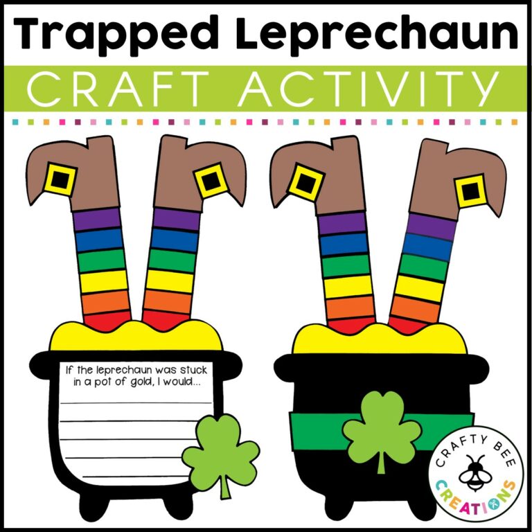 Trapped Leprechaun Craft | How to Catch a Leprechaun Writing Activity ...