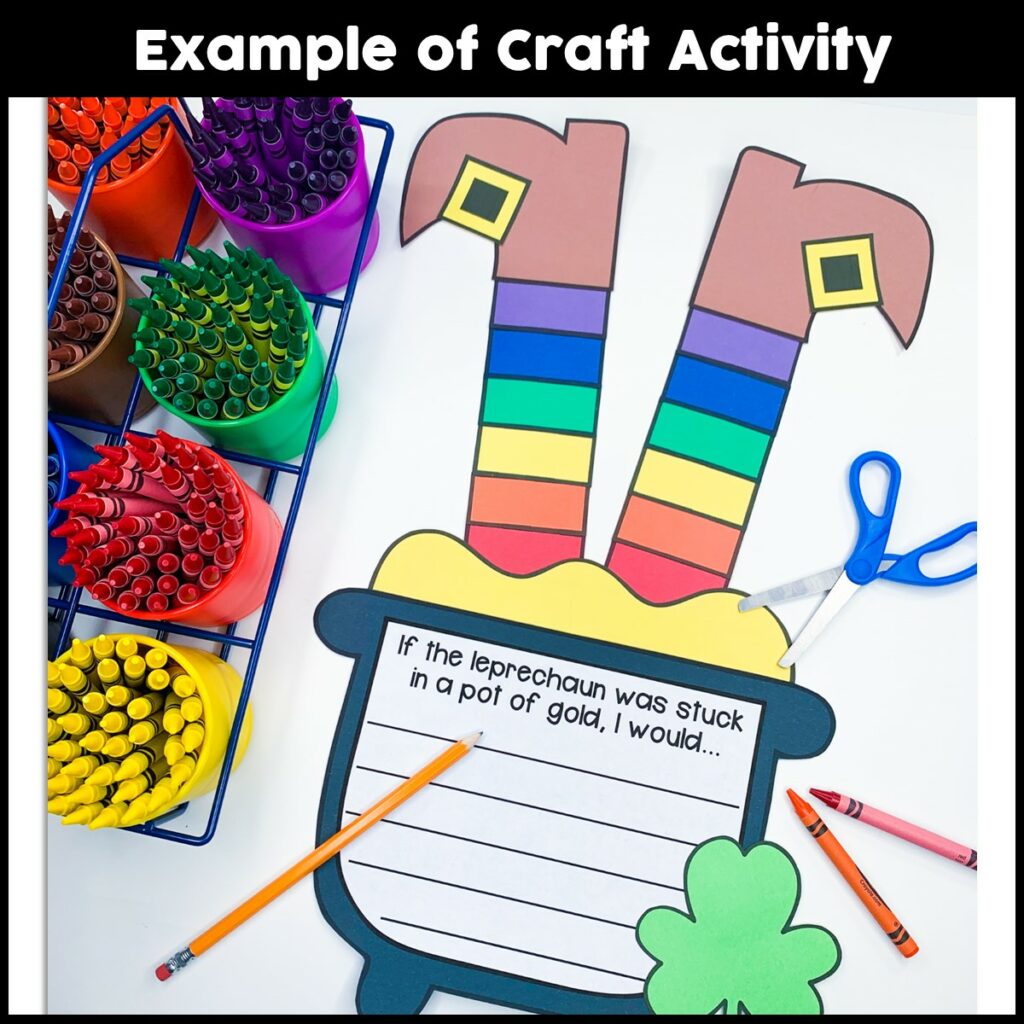 Trapped Leprechaun Craft | How to Catch a Leprechaun Writing Activity ...