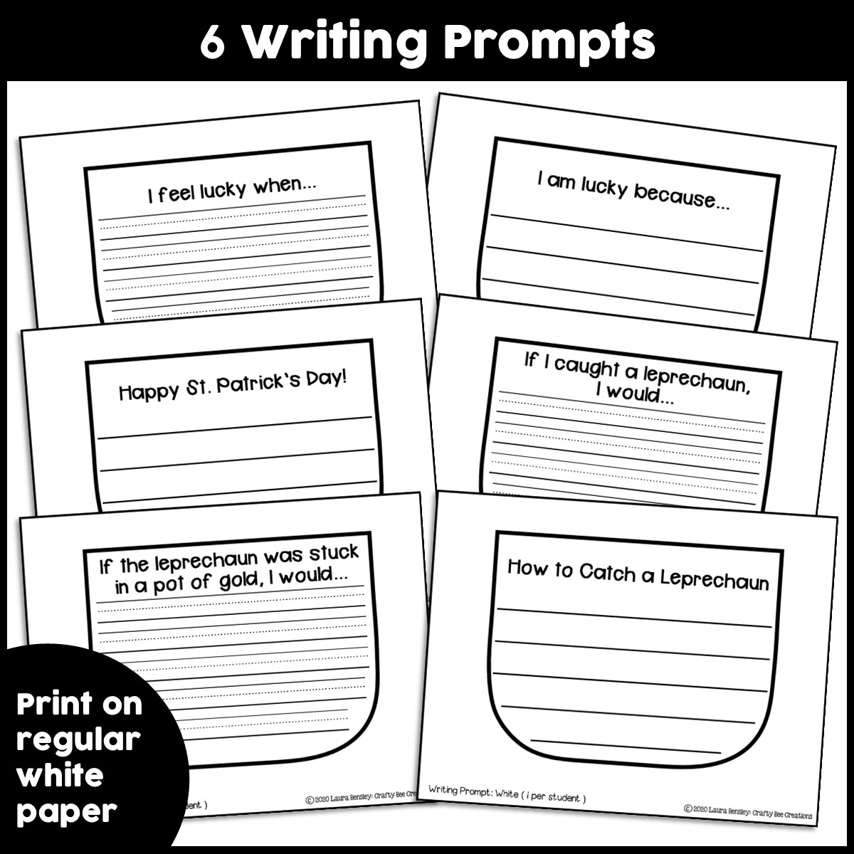 Trapped Leprechaun Craft | How to Catch a Leprechaun Writing Activity ...