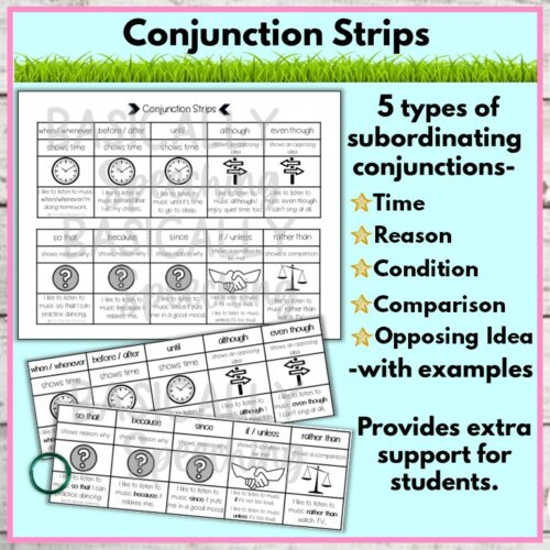 Writing Complex Sentences With Subordinating Conjunctions, Paragraph ...