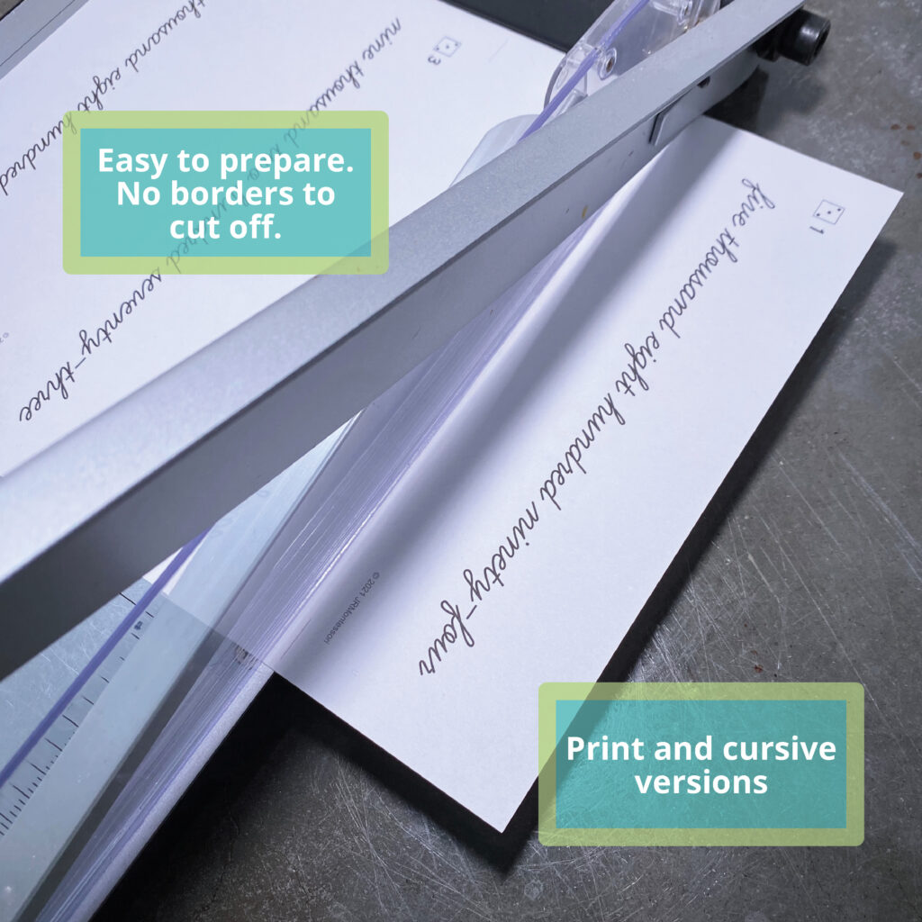 Montessori Math Place Value Notation Cards Set 3: Standard and Words ...