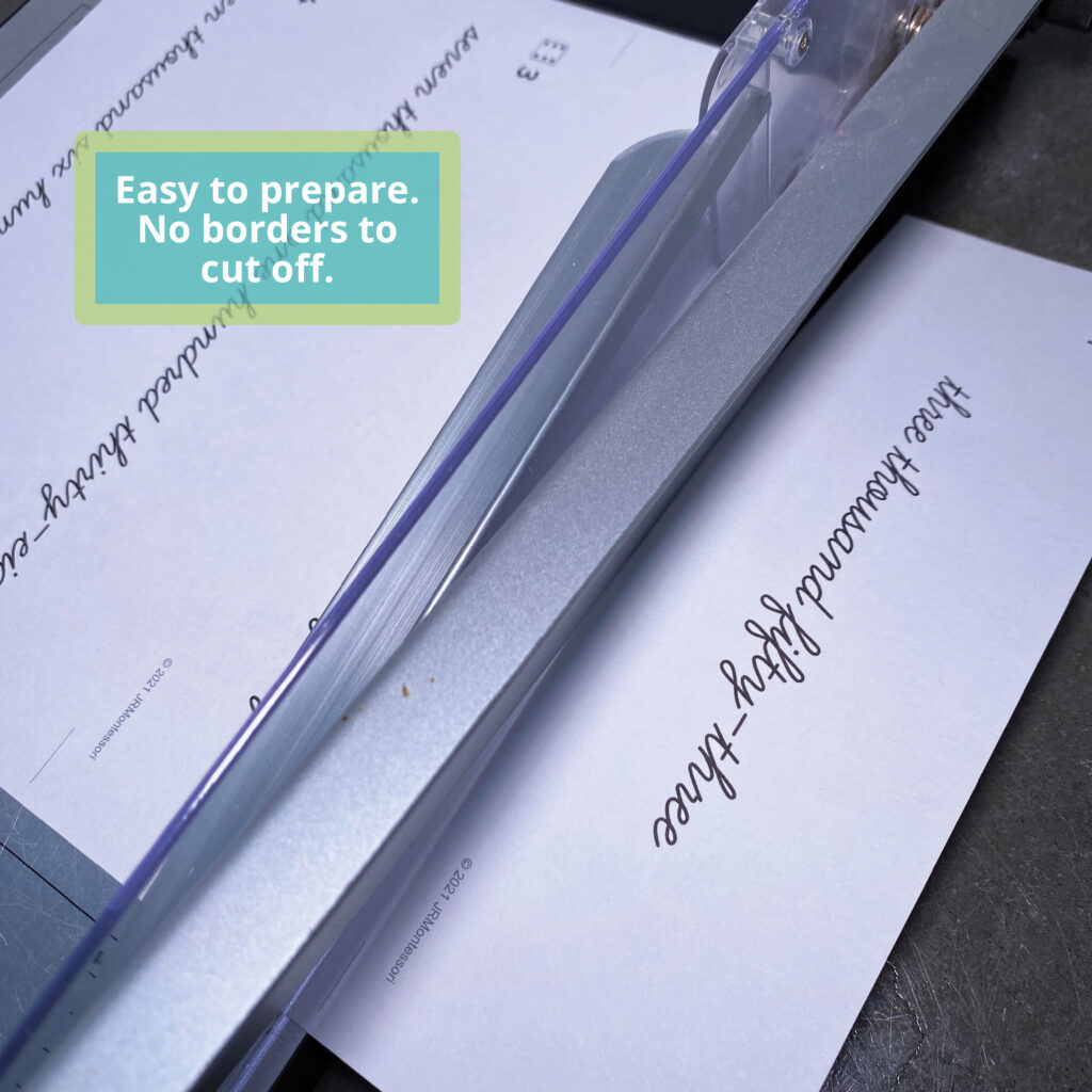 Montessori Math Place Value Notation Cards Set 6: Words and Golden ...