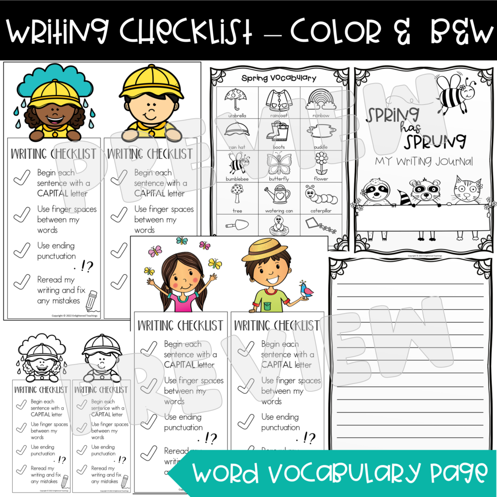 Spring Creative Writing Prompts and Spring Acrostic Poems Bundle | Made ...