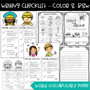 Spring Creative Writing Prompts and Spring Acrostic Poems Bundle | Made ...