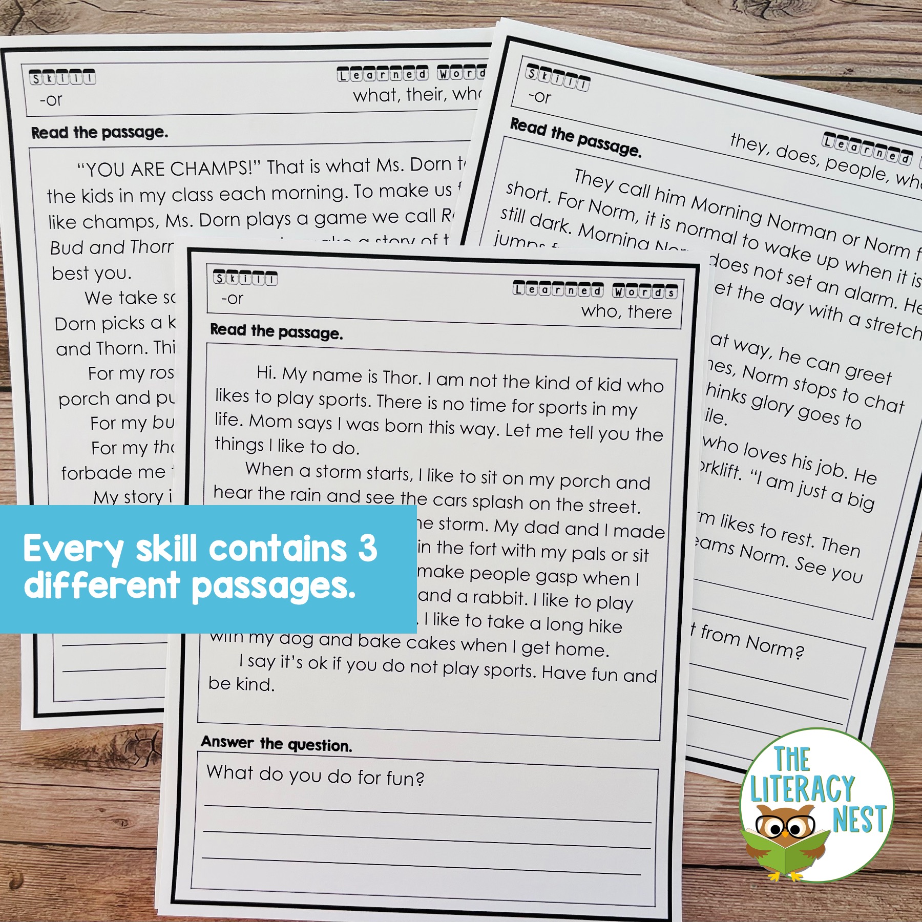 R-Controlled Vowels Decodable Passages | Made By Teachers