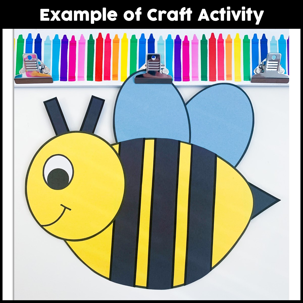 Bee Craft | Spring Bulletin Board | Spring Activities | Spring Craft ...
