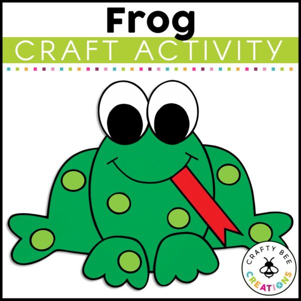 Frog Craft | Frog Life Cycle | Spring Activities | Spring Craft ...