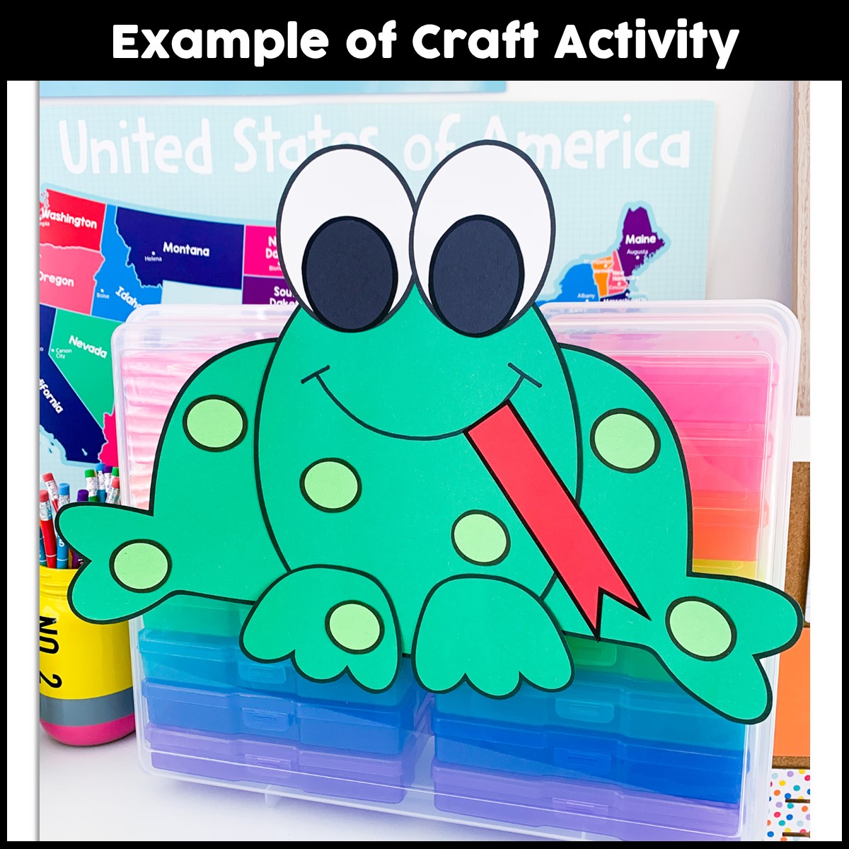 Frog Craft | Frog Life Cycle | Spring Activities | Spring Craft ...