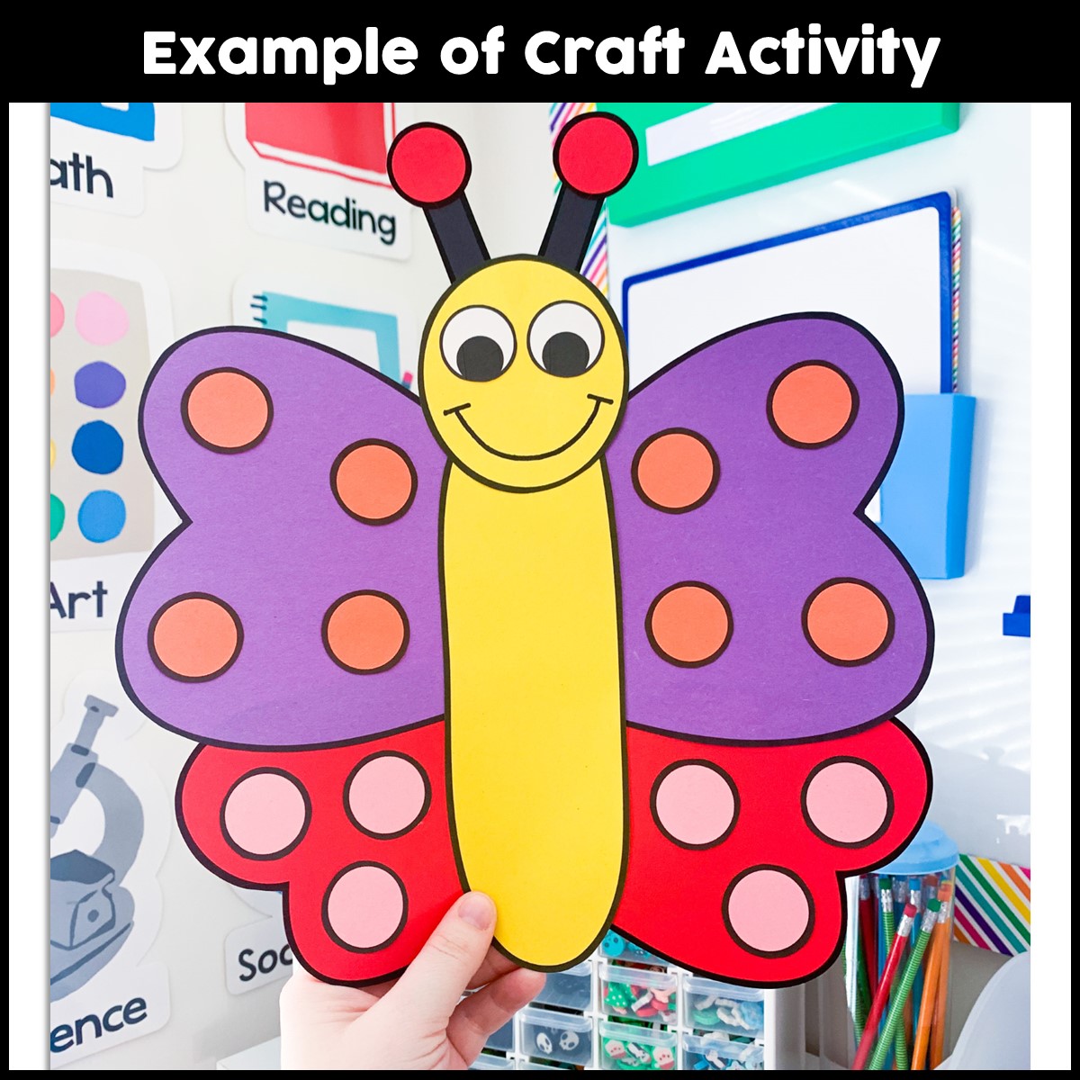 Butterfly Craft | Insect Crafts | Spring Activities | Spring Bulletin ...