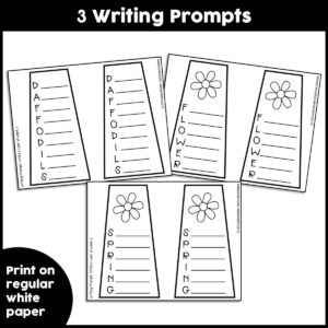 Spring Flower Craft | Daffodil Craft | Acrostic Poems | Spring Writing ...