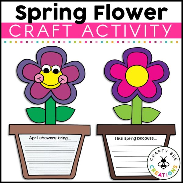 April Showers Bring May Flowers Craft | Spring Craft | Spring Writing ...