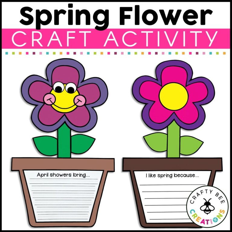 April Showers Bring May Flowers Craft | Spring Craft | Spring Writing ...