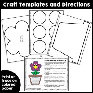 April Showers Bring May Flowers Craft | Spring Craft | Spring Writing ...
