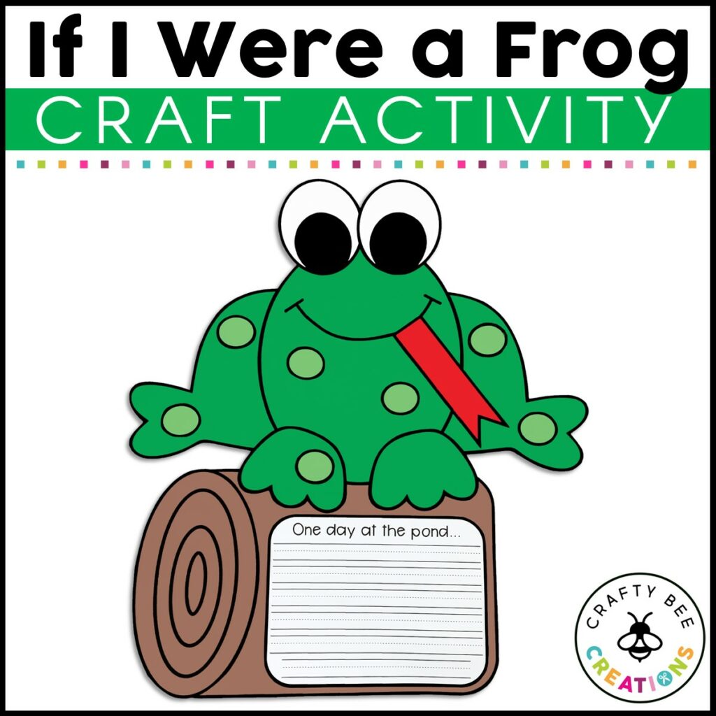 Frog Craft | Frog Life Cycle | Spring Activities | Spring Writing ...