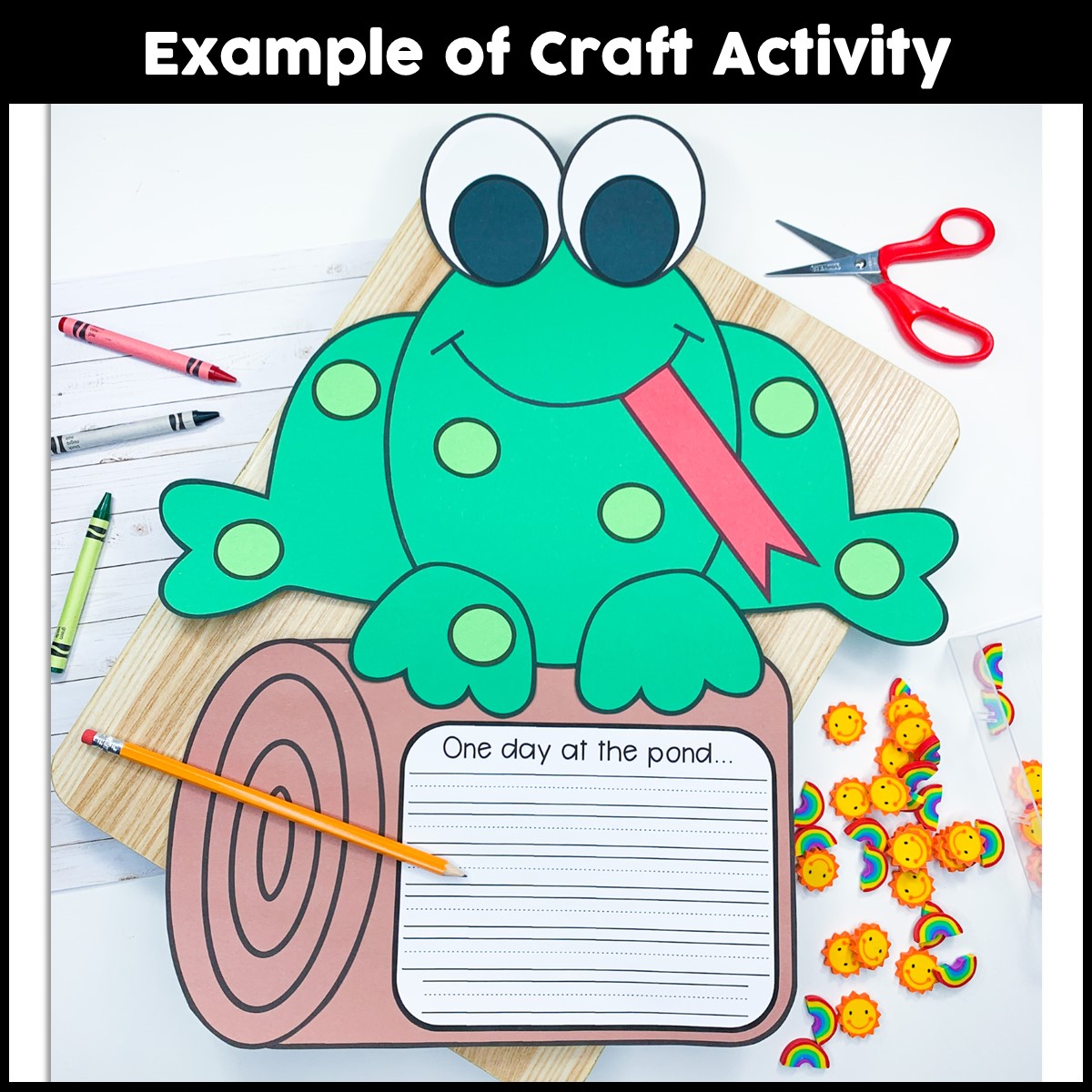 Frog Craft | Frog Life Cycle | Spring Activities | Spring Writing ...