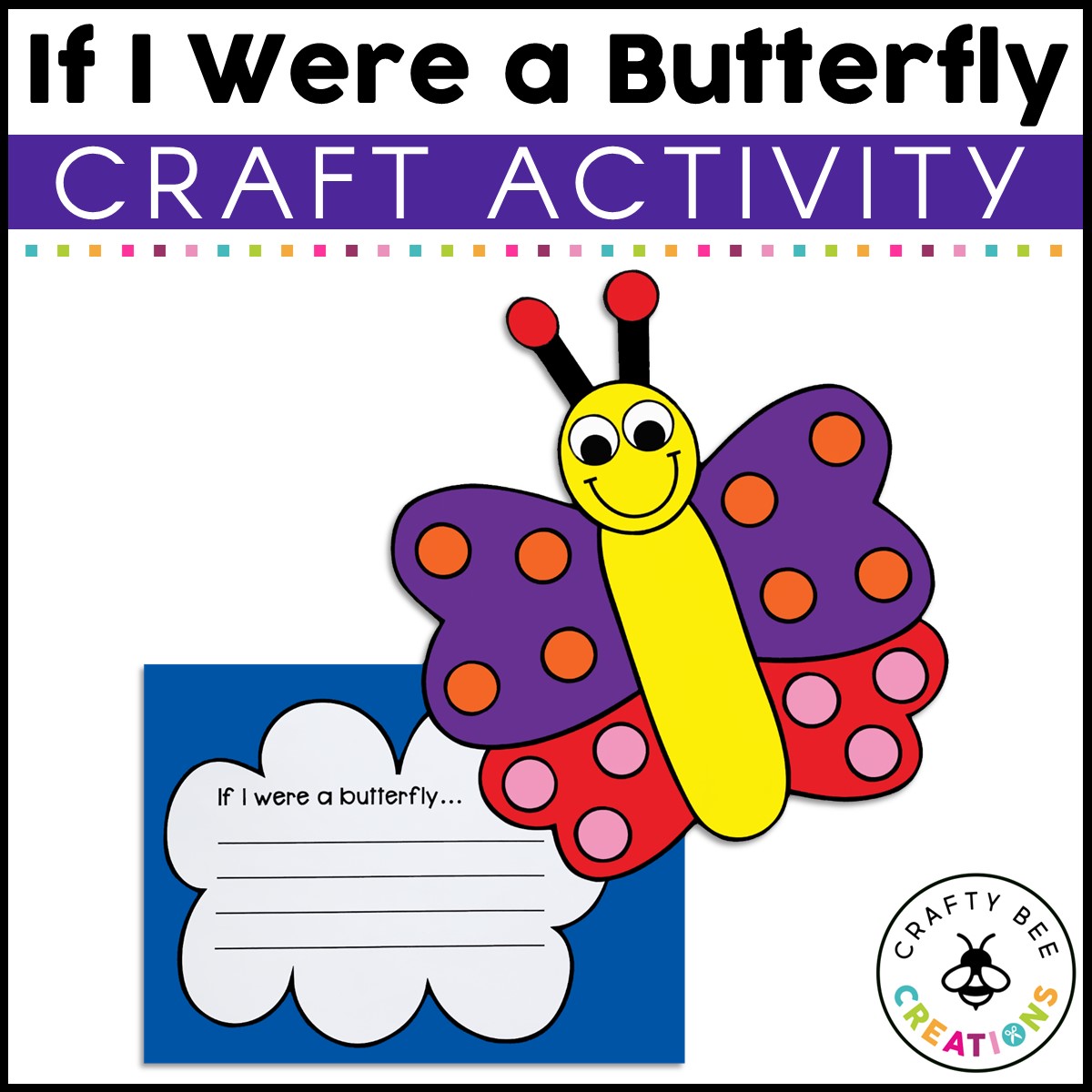 Butterfly Craft | Spring Bulletin Board | Spring Activities | Spring ...
