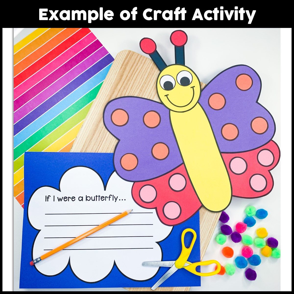 Butterfly Craft | Spring Bulletin Board | Spring Activities | Spring ...
