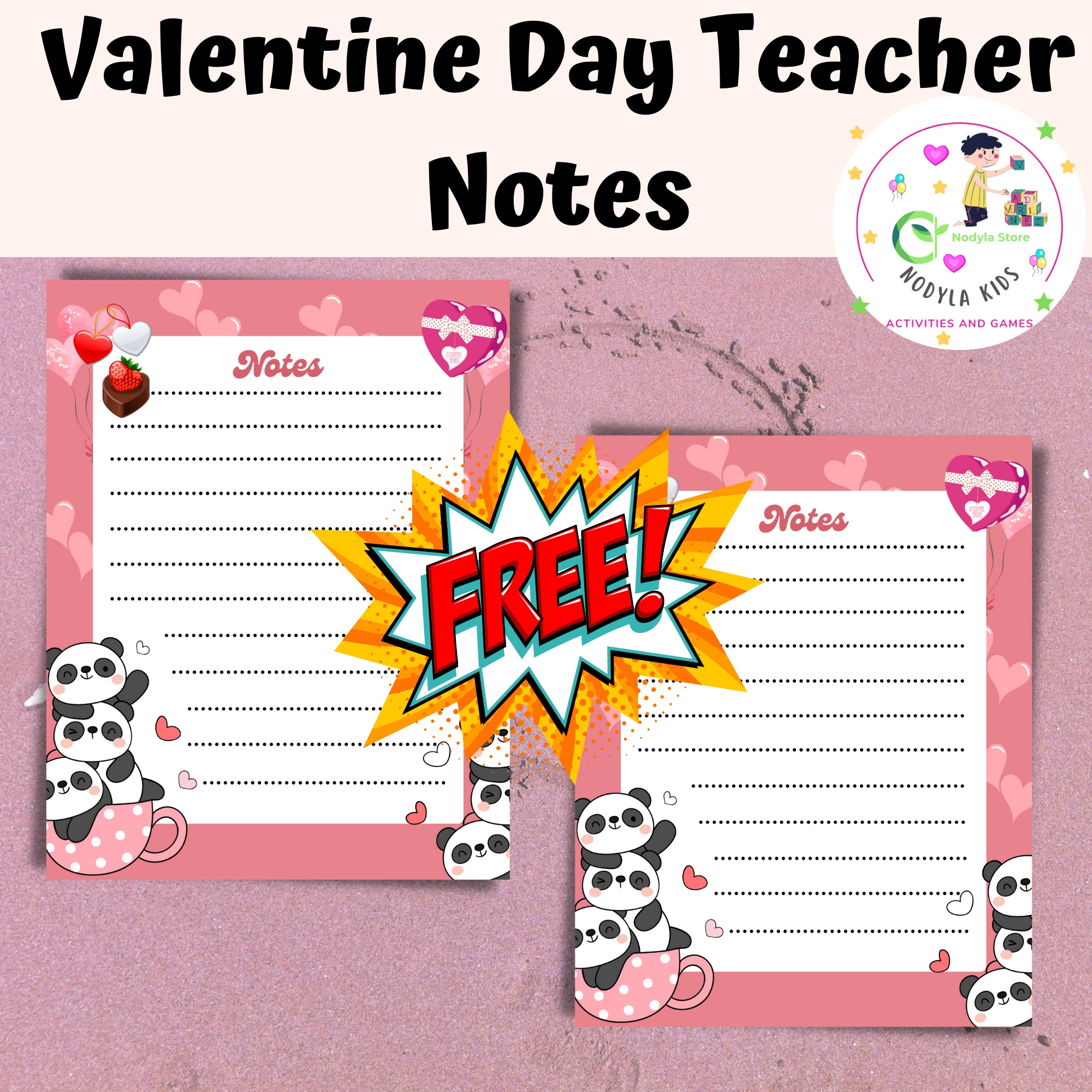 Valentine's Day coloring Letters and numbers | Made By Teachers