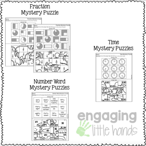Summer Mystery Puzzles for First Grade | Made By Teachers