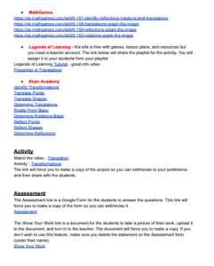 Complete Online Distance Learning 6th Math Bundle Geometry ...