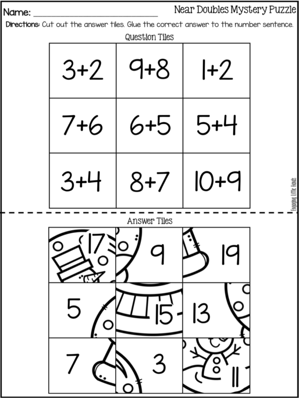 Winter Mystery Puzzles for First Grade | Made By Teachers