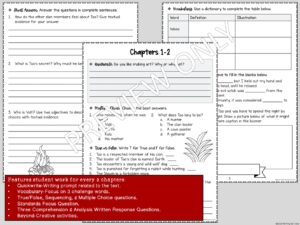 Boy of the Painted Cave Novel Study Unit | Comprehension and Vocabulary ...