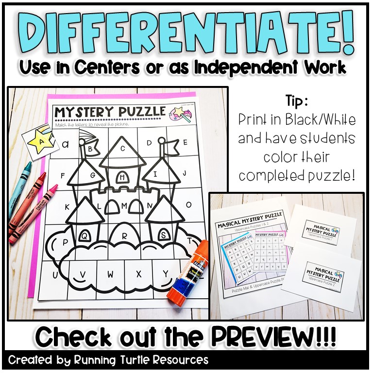 Alphabet Mystery Puzzles | Made By Teachers