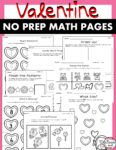 Valentine Math Worksheets for Kindergarten | Made By Teachers