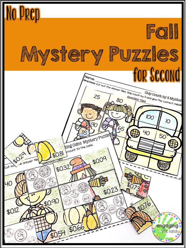 Fall Mystery Puzzles for Second Grade | Made By Teachers