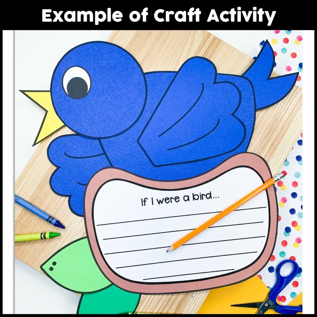 Bird Craft | Spring Bulletin Board | Spring Activities | Spring Writing ...