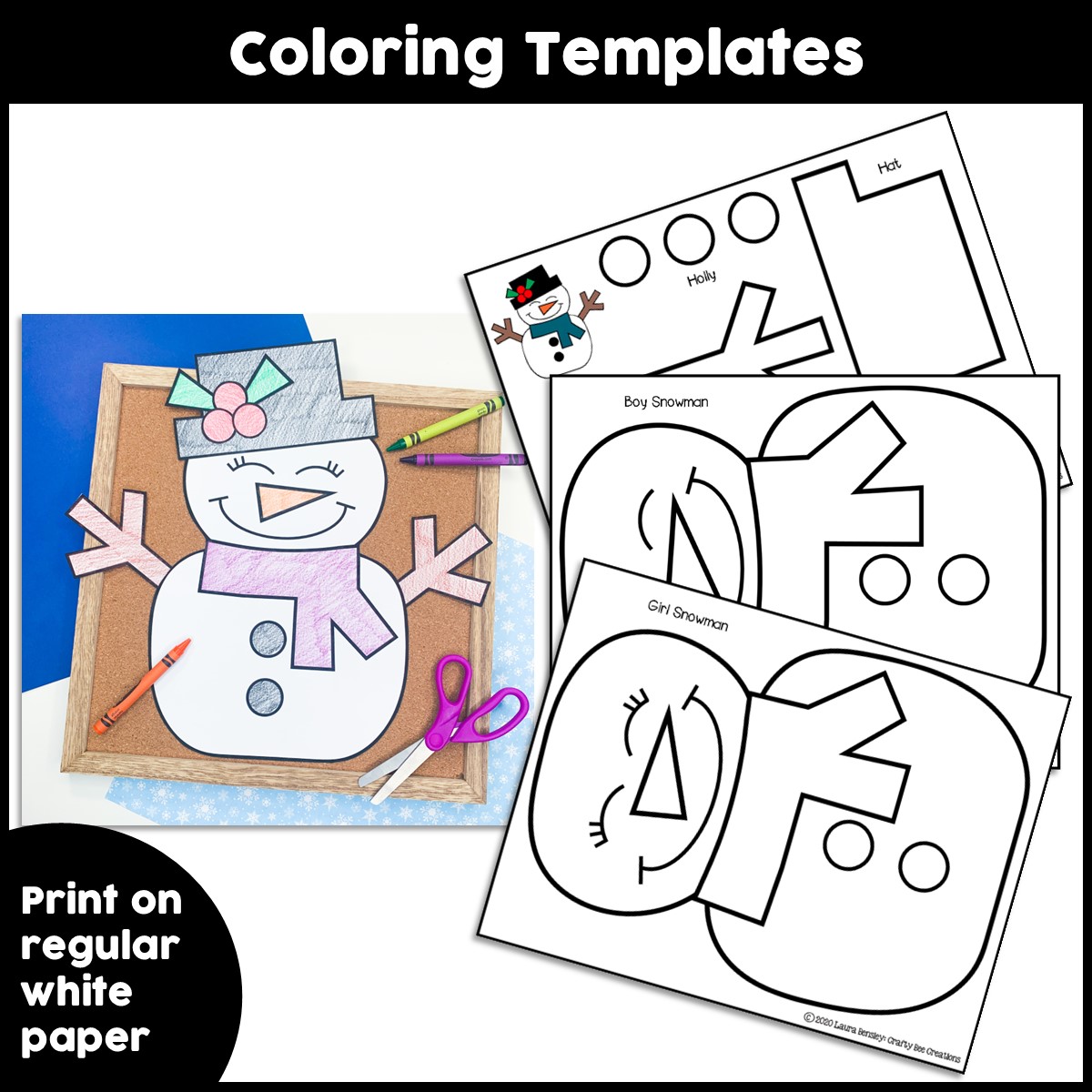 Snowman Craft | Build a Snowman | Snowmen at Night | Snowmen at ...