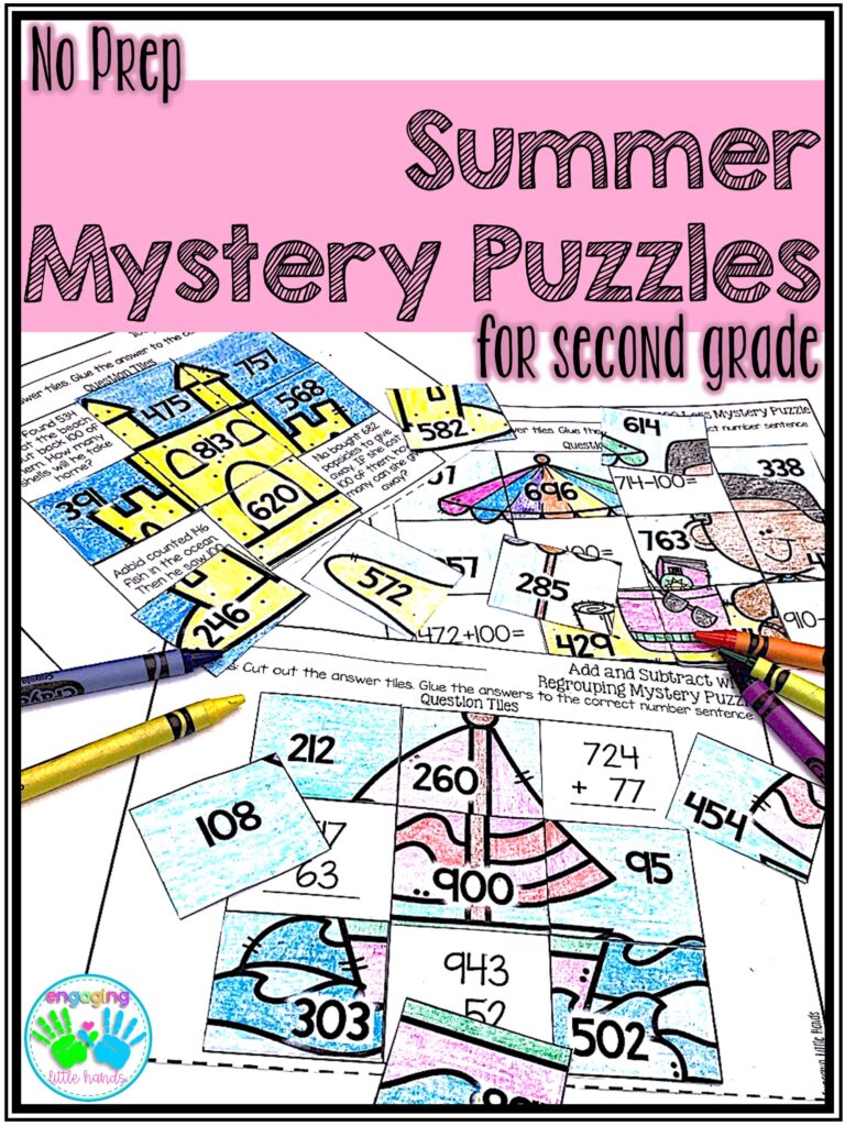 Summer Mystery Puzzles for Second Grade | Made By Teachers
