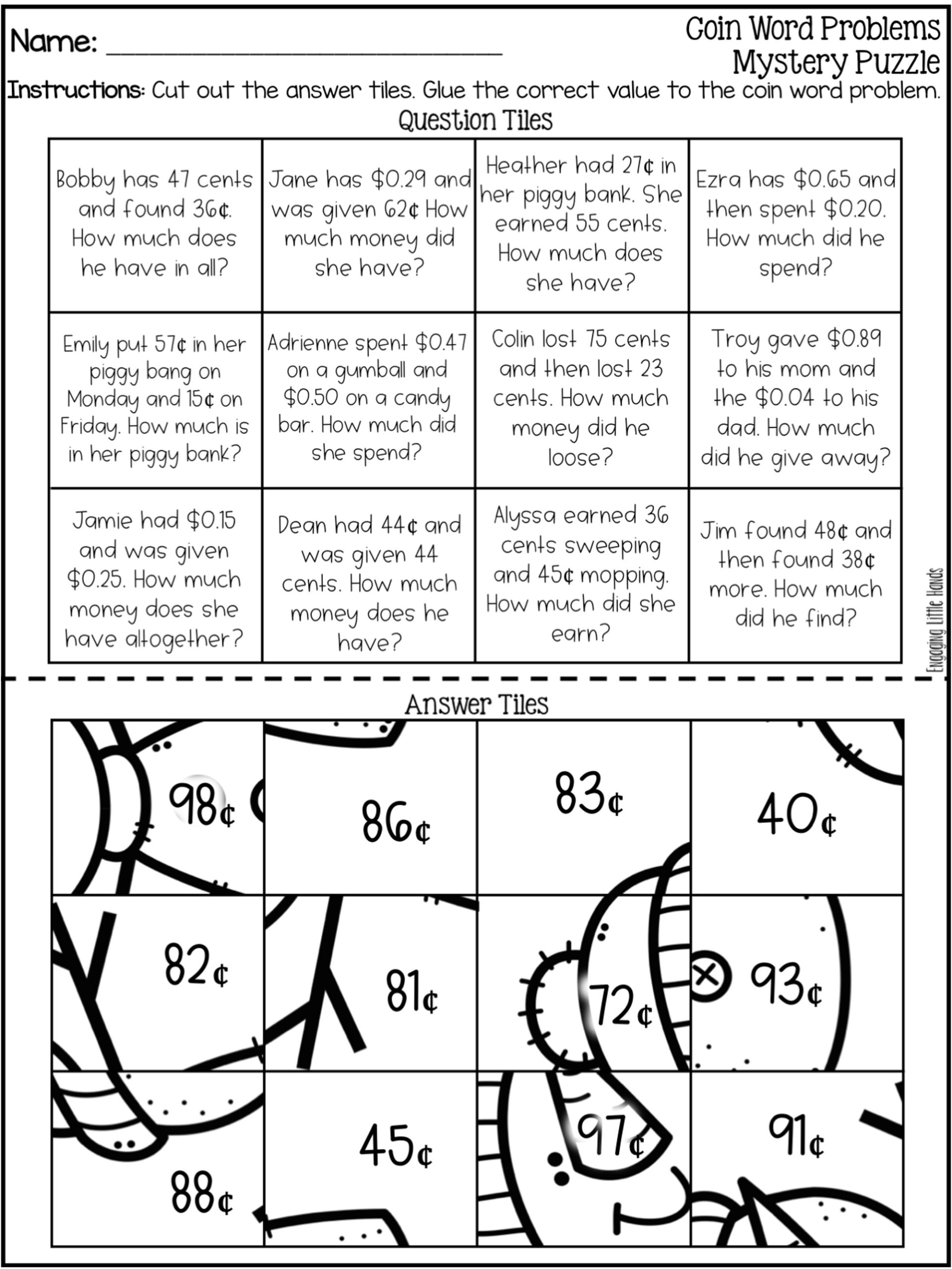Winter Mystery Puzzles for Second Grade | Made By Teachers
