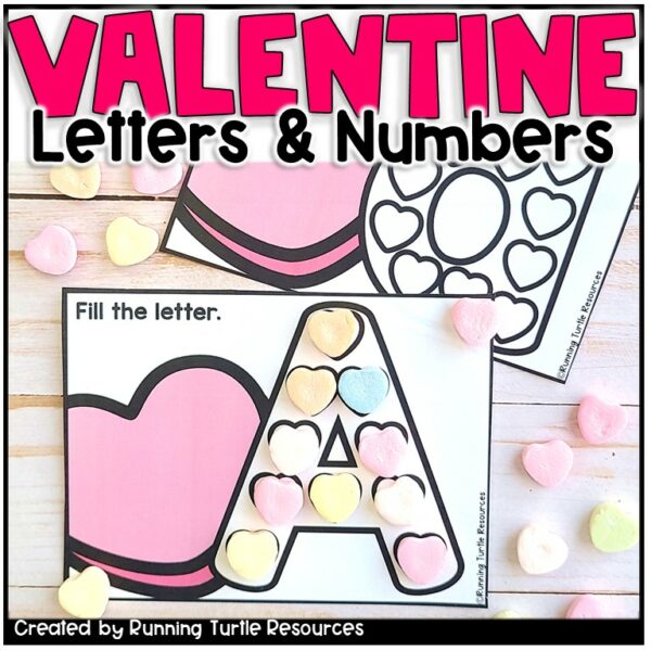 Valentine Letter and Number Formation Task Cards | Made By Teachers