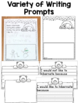 Hibernation Activities Writing Prompts Hibernating Bear Craft Bulletin ...