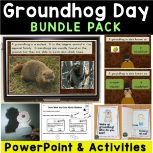 Hibernation Activities plus Groundhog Day & Shadows Activities Bundle ...