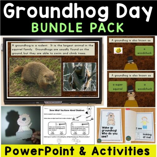 Hibernation Activities plus Groundhog Day & Shadows Activities Bundle ...