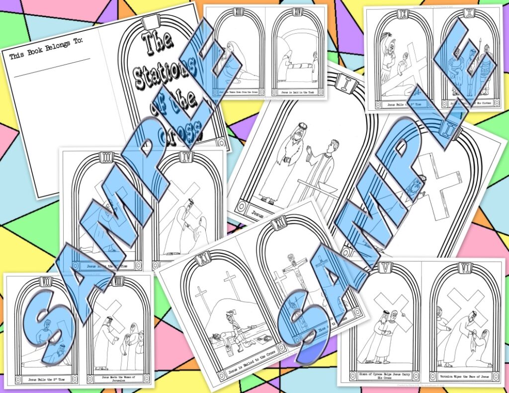 Stations of the Cross Coloring Booklet | Made By Teachers