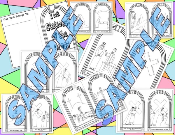Stations of the Cross Coloring Booklet | Made By Teachers