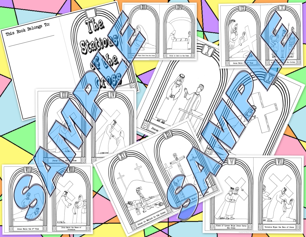 Stations of the Cross Coloring Booklet | Made By Teachers