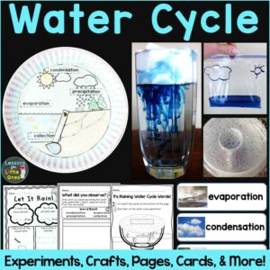 Water Cycle Experiments, Activities, Printables, Word Wall Cards, Craft ...