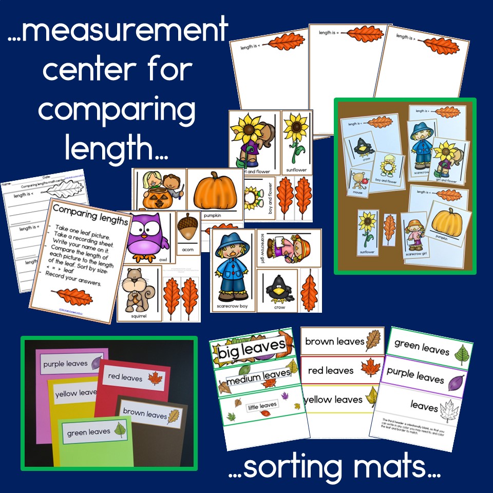 Leaf Science Reading Sorting Measurement Graphing | Leaves in Fall STEM ...