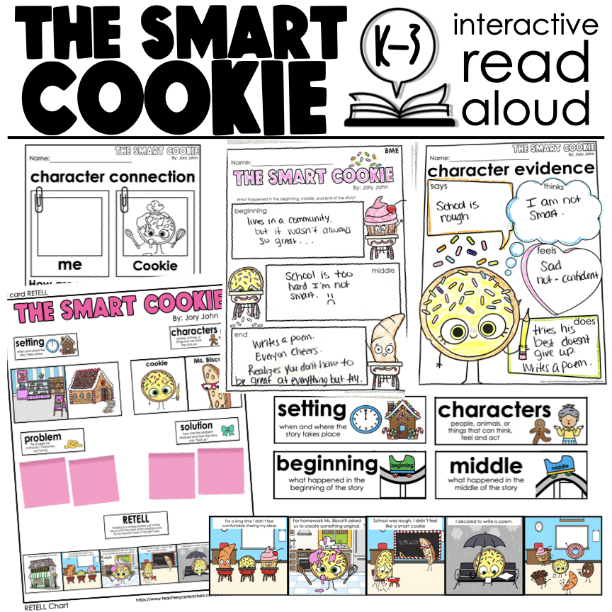 The Sweets + The Sour Interactive Read Aloud BUNDLE | Sequencing Craft ...