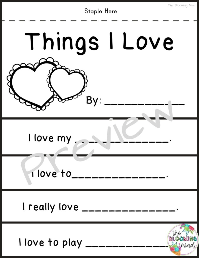 Valentine's Day Flip Book Writing Activity | Made By Teachers