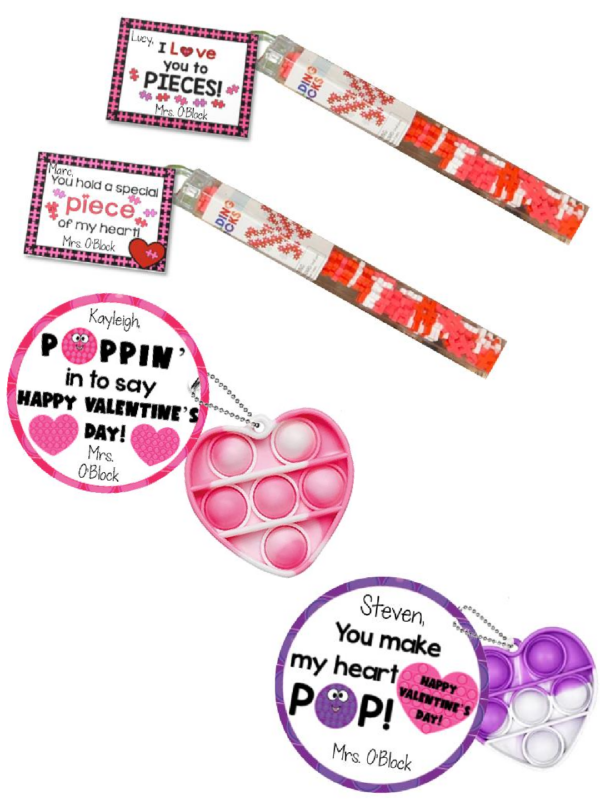 Valentine's Day Student Gift Tags - 20 EDITABLE Designs Valentine Gift ...