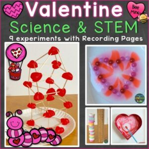 Valentine Science Experiments STEM Activities & Pages Valentine's Day ...