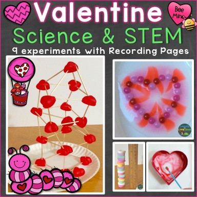 Valentine Science Experiments STEM Activities & Pages Valentine's Day ...