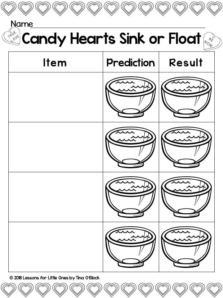 Valentine Science Experiments STEM Activities & Pages Valentine's Day ...