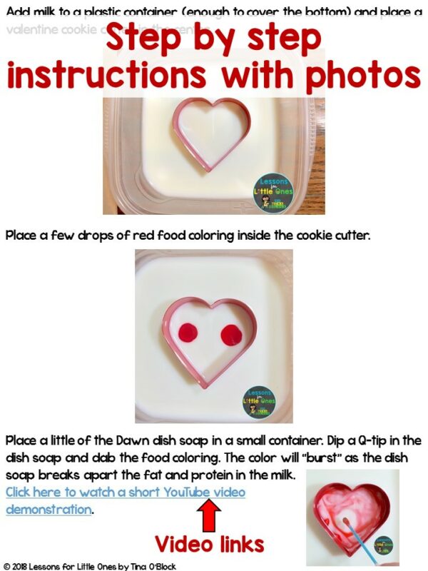 Valentine Science Experiments STEM Activities & Pages Valentine's Day ...
