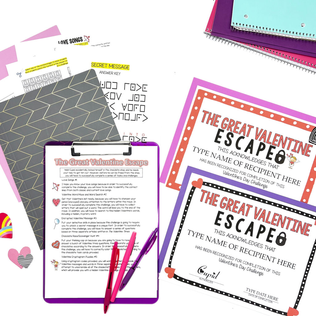 VALENTINE'S DAY Escape Room (Team Building Activities) | Made By Teachers